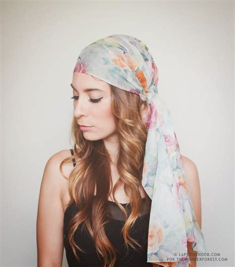 How To Tie A Head Scarf 3 Ways Hair Scarf Styles Scarf Hairstyles Head Scarf Styles