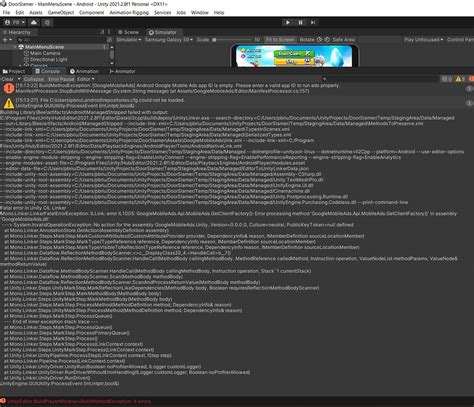 Il2cpp Build Fails And Gives 3 Errors Unity Engine Unity Discussions