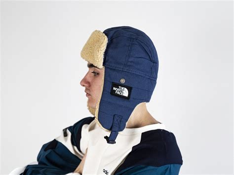 Купить Шапка The North Face цвет Синий купить по цене 1420 рублей в ...