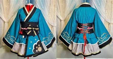 Genshin Impact Miss Hina Cosplay Kimono Town