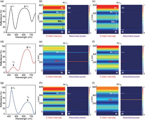 A Reflectance Spectrum Obtained For The Mim Structure Of Au 10