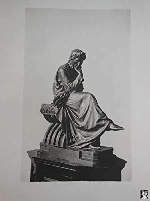 Antigua Lámina Old Plate DANTE von SUNYOL Jerónimo 1880 Kunst