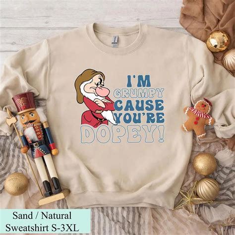 Disney Snow White I Am Grumpy Cause Youre Dopey Shirt Wondermento