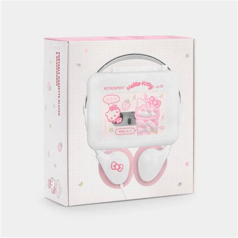 Retrospekt X Hello Kitty Walkman Strawberry Kawaii Cp 81 Portable
