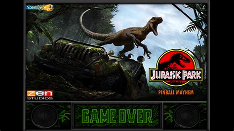 Jurassic Park Pinball Mayhem Zen 2023 Table102 Pinball Nirvana