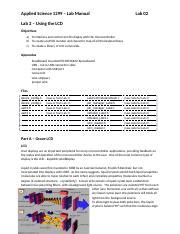 Apsc 1299 Lab 02 Lab Manual 2 Docx Applied Science 1299 Lab Manual Lab 02 Lab 2 Using The