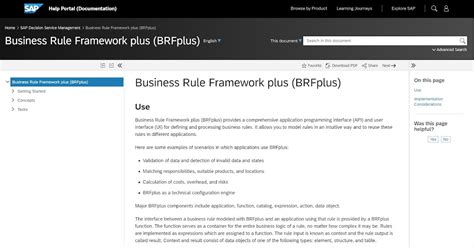 Blog Business Rule Framework Plus BRFplus