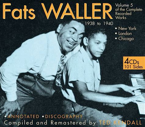 Blog Cd Fats Waller The Complete Recorded Works Vol 5 New York