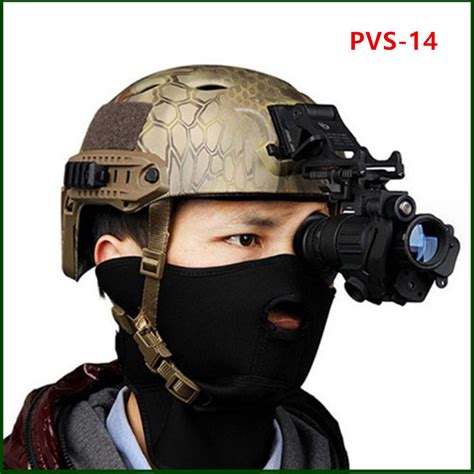 Free Tiger Pvs 14 Head Mounted Night Vision Device Low Light Infrared Night Vision Device Night