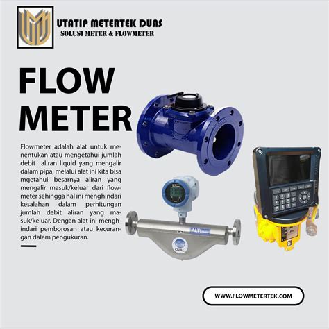 Flow Meter Utatip Metertek Duas