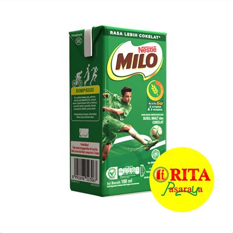 Jual Milo Active Go Susu Kotak Rasa Coklat UHT Ml Shopee Indonesia
