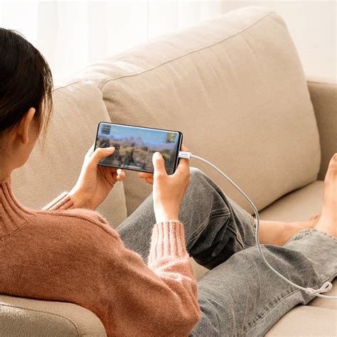 Kabel Baseus Dynamic Series W Usb A Do Usb C M Bia Y Pancernik Eu