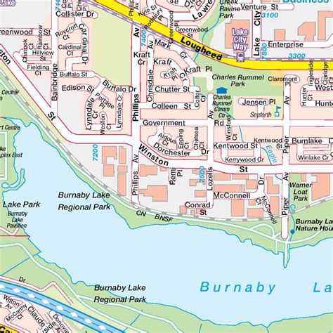 Burnaby And New Westminster Bc Map By Mapmobility Corp Avenza Maps
