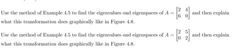 use the method of example 4 5 to find the eigenvalues