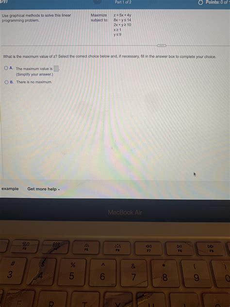 Solved Use Graphical Methods To Solve This Linear Chegg