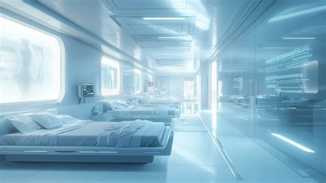 A Healthcare Medical Device Protected By Advanced Firewalls And Cybersecurity Protocols Stock