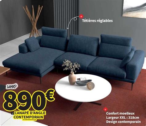Promo Canapé D angle Contemporain chez Conforama iCatalogue fr