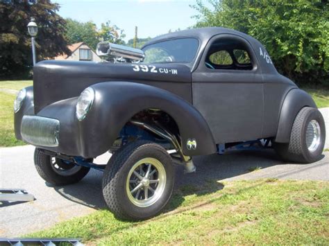1941 41 Willys Coupe Gasser Drag Race Street Hot Rod For Sale