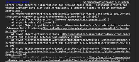 Get Azure Subscriptions Api Is Failing Across Ads · Issue 15391