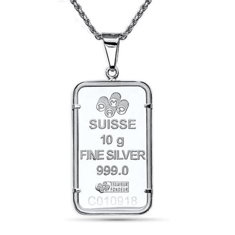 Buy 10 Gram Silver Pamp Suisse Fortuna Pendant Auretone Necklace Apmex