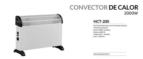 Convetor de calor de níveis Infiniton HCT w anti tombamento