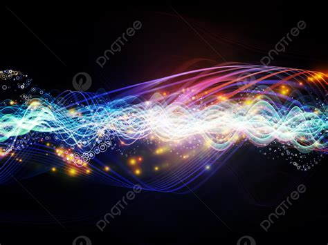 Layers Of Dynamic Network Information Dynamic Light Photo Background