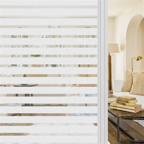 Buy SUNBIRD D Decor Texture Privacy Window Film Static Cling No Glue Window Marble Stained