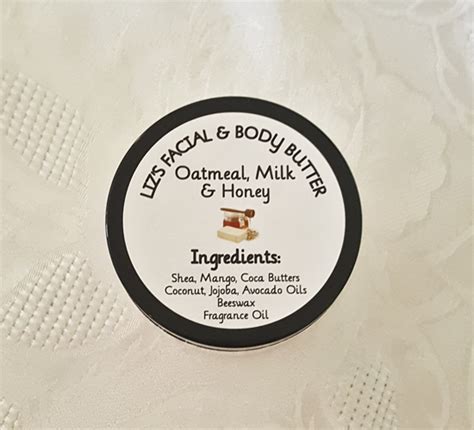 Oatmeal Milk And Honey Body Butter Lizs Handmade Soap