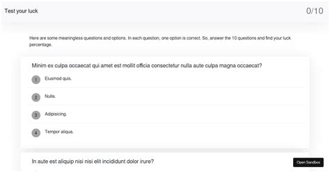 Voting App Codesandbox