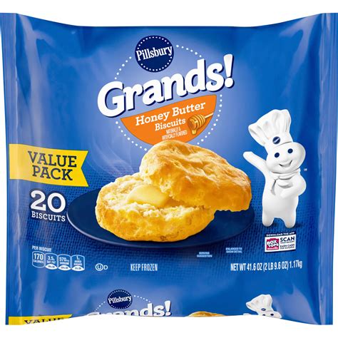 Grands™ Honey Butter Frozen Biscuits 20 Count