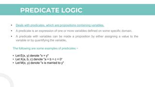 Lesson Predicate Logic Quantifiers Pptx