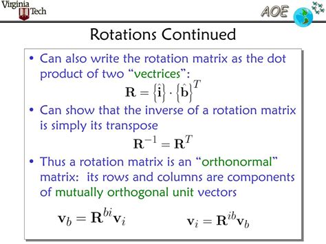 PPT Attitude Kinematics PowerPoint Presentation Free Download ID
