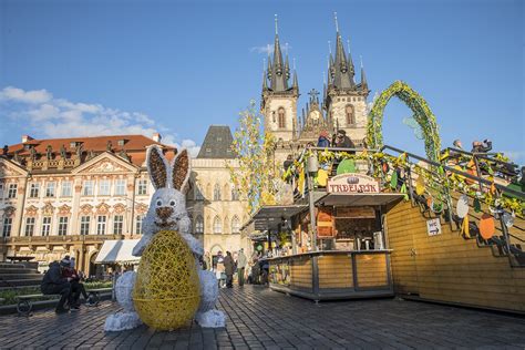 Velikonoční Trhy Na Staroměstském Náměstí Prahain