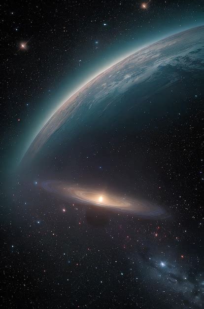 Premium Ai Image Space Scene