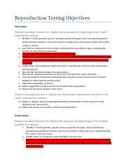 Reproduction Testing Objectives Docx Reproduction Testing Objectives Male System Babe