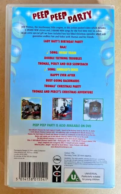 Thomas The Tank Engine And Friends Peep Peep Party Vhs 2000 Eur 21