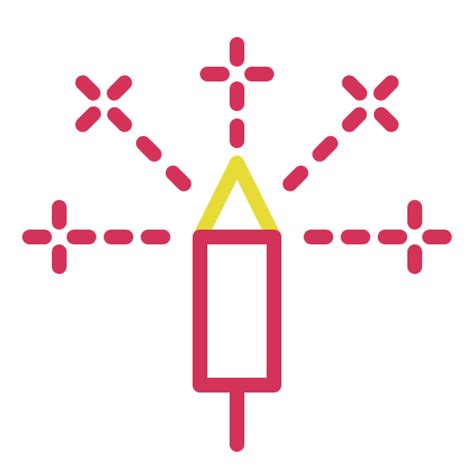 Firecracker Generic Outline Color Icon