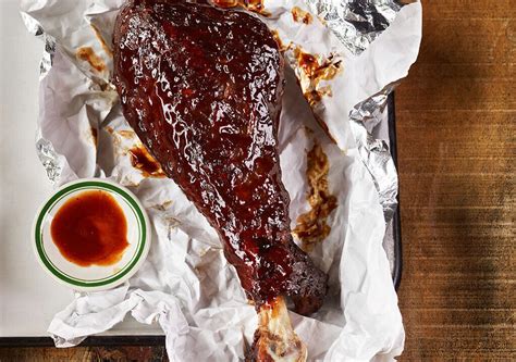 Smoked Turkey Drumsticks And Chocolate Chili Bbq Sauce Canadian Turkey