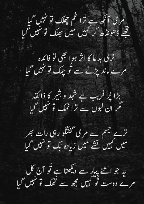 مری آنکھ سے ترا غم چھلک تو نہیں گیا Meri Ankh Sy Tera Gham Chalak To