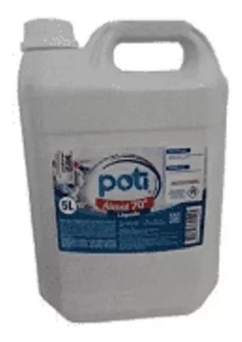 Álcool Em Gel 70 70º Inpm Galão 5 Litros Anvisa MercadoLivre