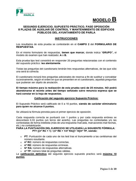 examen 2 mod b parla 2023 pdf
