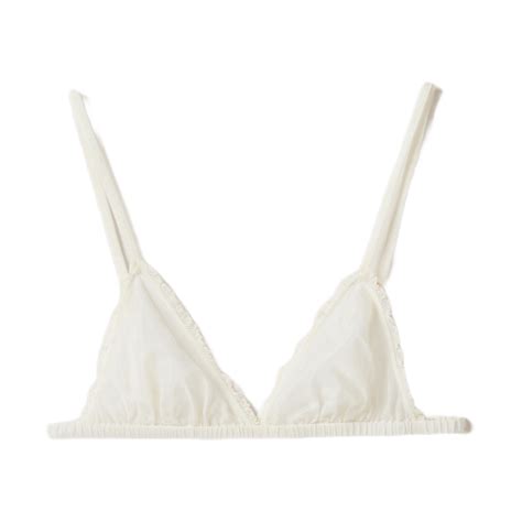 미우 미우 무슬린 브라 아이보리 Miu Miu Kream