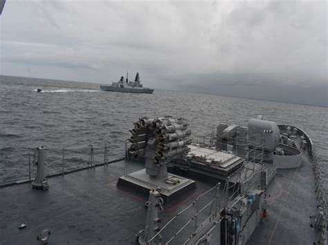 Ins Tarkash Participates In Konkan Bilateral Exercise