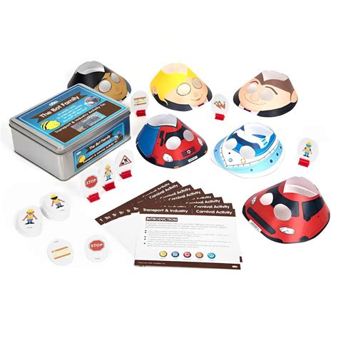 Transport And Industry Activity Tin For Bee Bot And Blue Bot Programmable