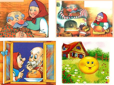 Сказка колобок в картинках для детей распечатать для пересказа Фото