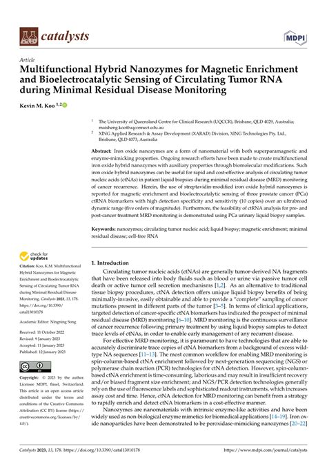 Pdf Multifunctional Hybrid Nanozymes For Magnetic Enrichment And Bioelectrocatalytic Sensing