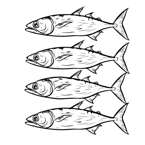 Premium Vector Hand Drawn Vector Illustration Of Mackerel Fish