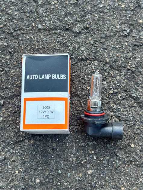 2 Pair Of 9005 Car Headlight Globes Halogen Bulb 4300kand100w Super Yell