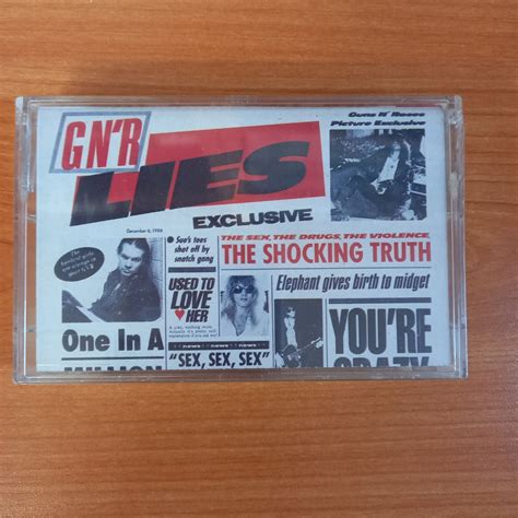 Guns N Roses Lies 1994 Kaset Sifir