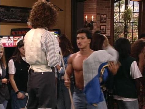 Auscaps Mario Lopez Shirtless In Saved By The Bell The College Years